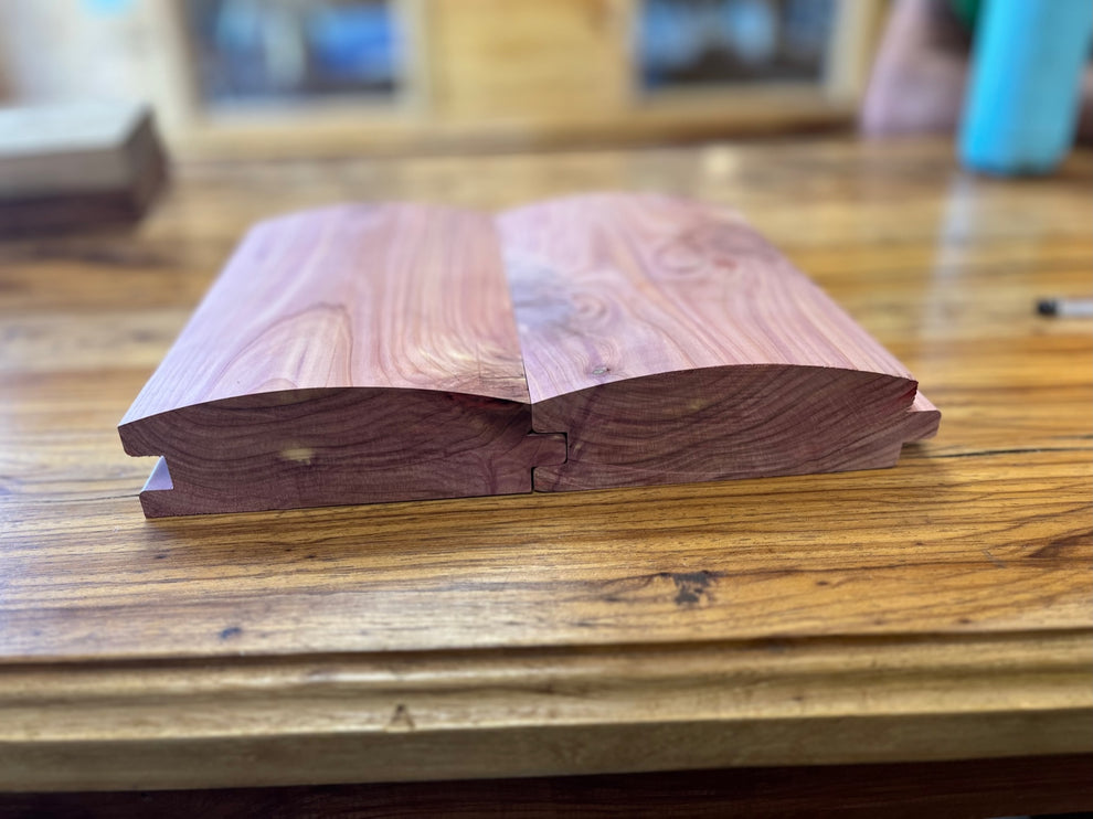 Eastern Red Cedar Log Cabin Siding 2x6x10' - 4.17 SQFT per piece ...