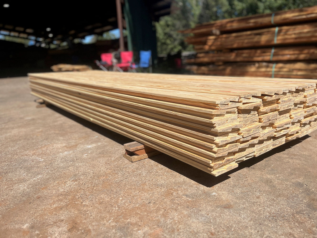 Pine #117 Double Tear Drop Siding 1x6x10' – TexasVJoint.com