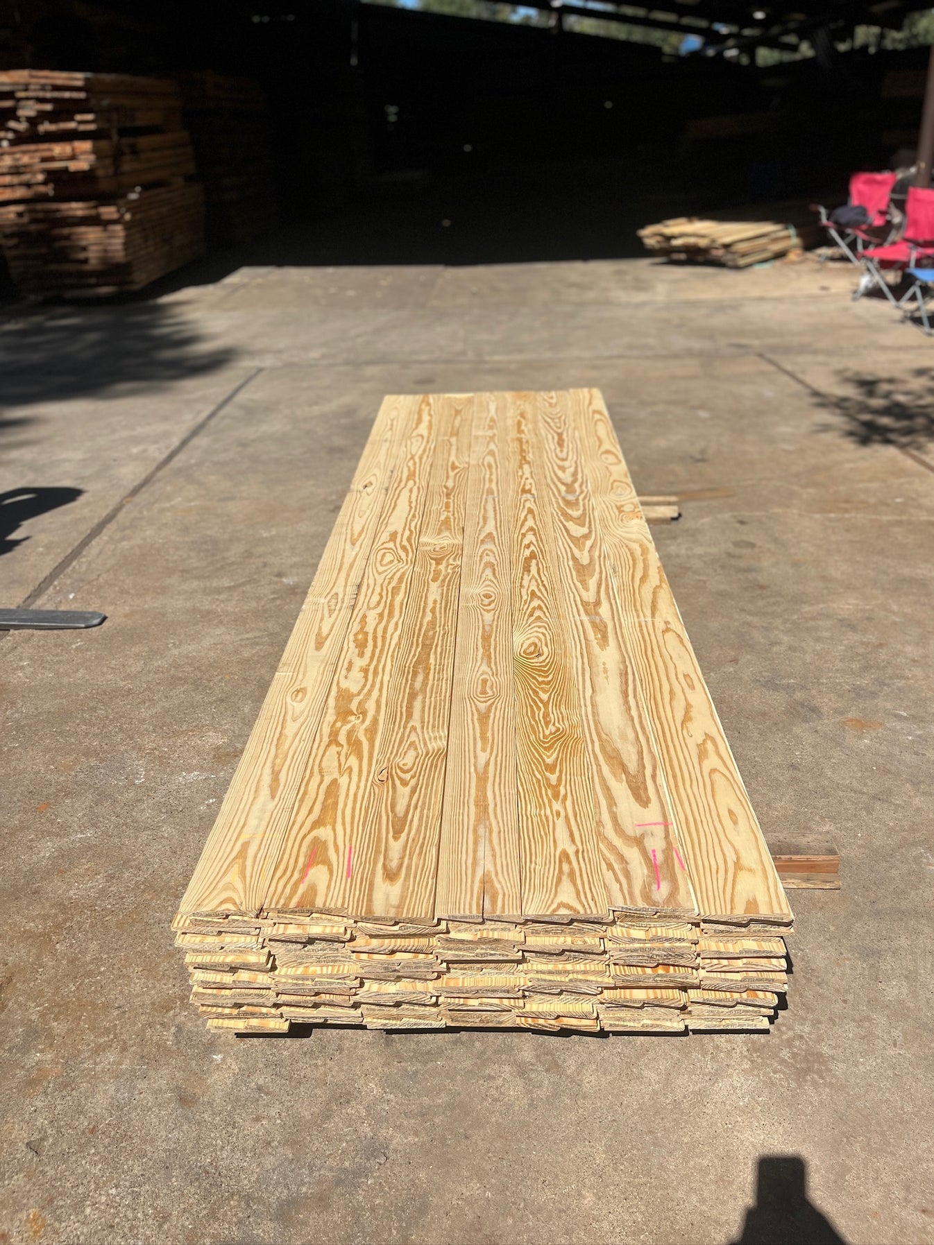 Pine #117 Double Tear Drop Siding 1x6x10' – TexasVJoint.com