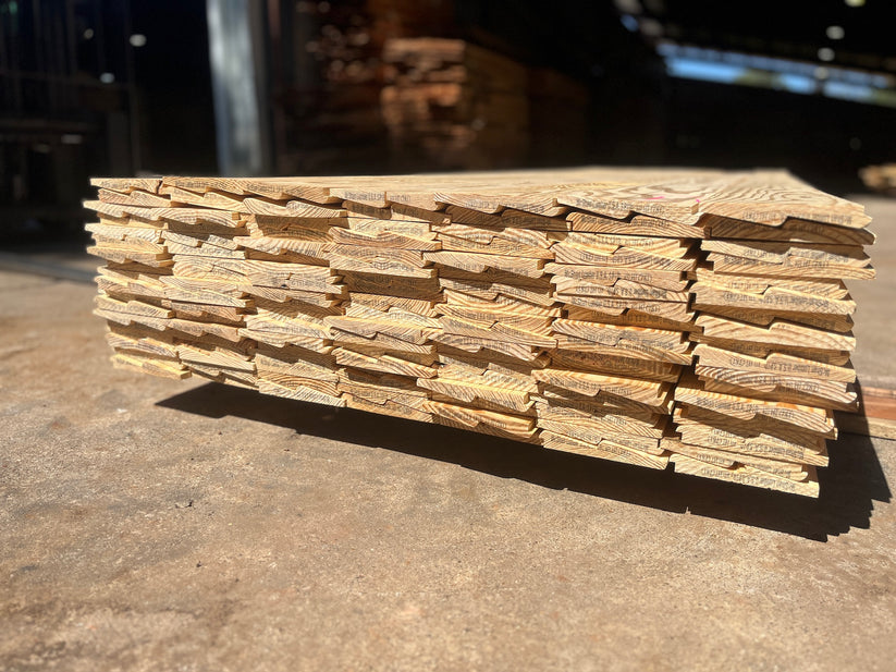 Pine #117 Double Tear Drop Siding 1x6x10' – TexasVJoint.com