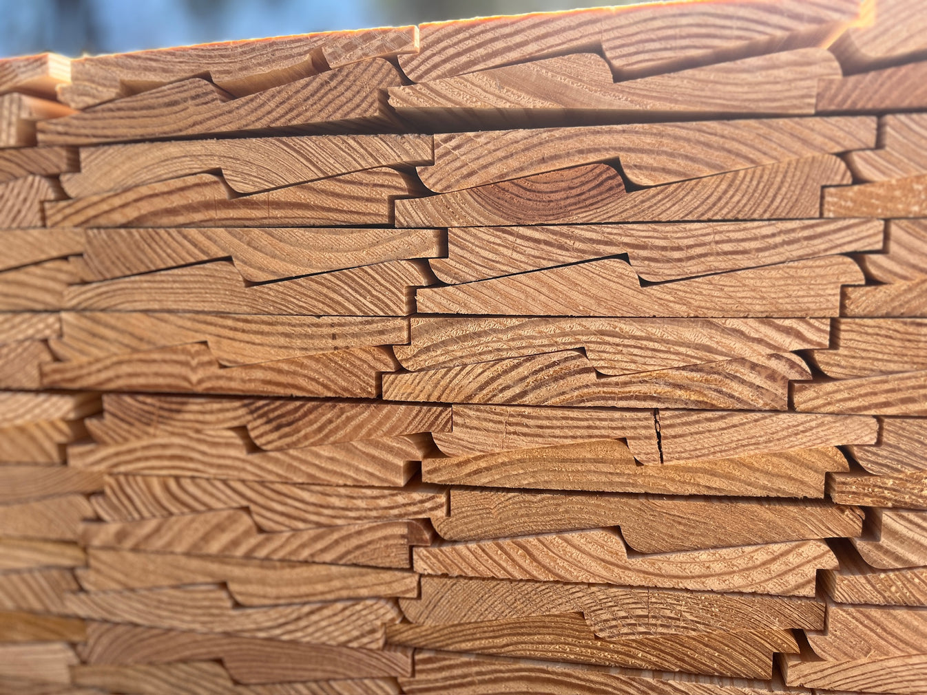 Pine #117 Double Tear Drop Siding 1x6x10' – TexasVJoint.com