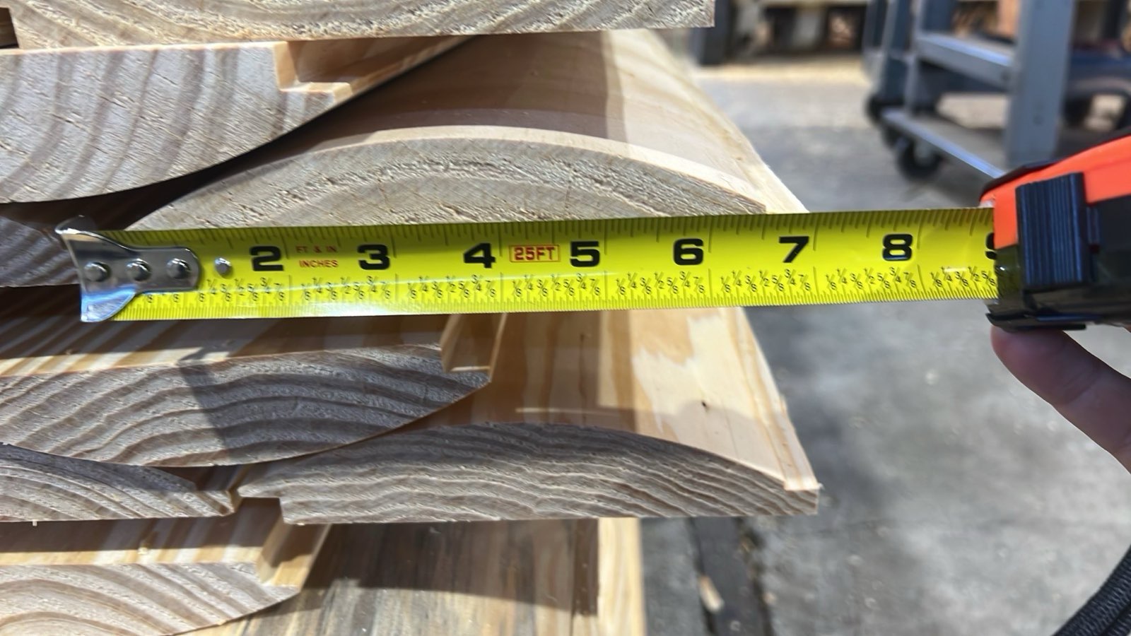 Log Cabin Siding 2x8x10' Knotty #2 Grade Pine – TexasVJoint.com